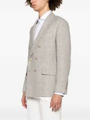 Brunello Cucinelli Prince Of Wales Checked Blazer