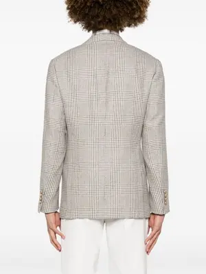 Brunello Cucinelli Prince Of Wales Checked Blazer