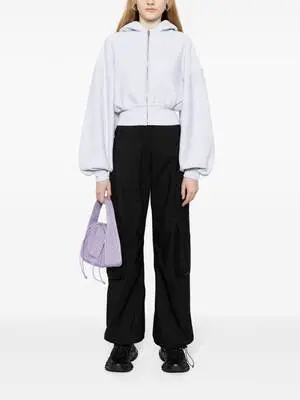 Alexander Wang Zip-up Cropped Hoodie
