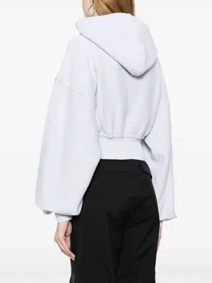 Alexander Wang Zip-up Cropped Hoodie