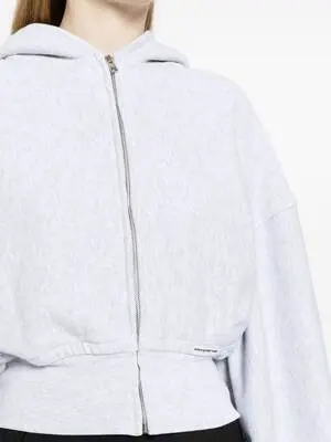 Alexander Wang Zip-up Cropped Hoodie