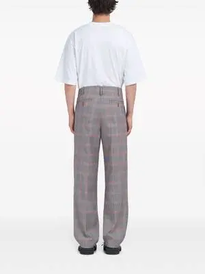 Marni Checked Virgin Wool-blend Trousers