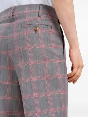 Marni Checked Virgin Wool-blend Trousers