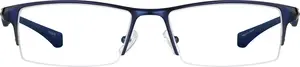 Zenni Rectangle Half-rim Eyeglasses