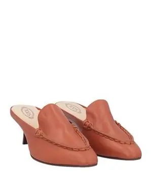 TOD'S Leather Mules - Brown