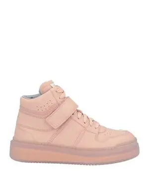Santoni Leather High-top Sneakers - Pink