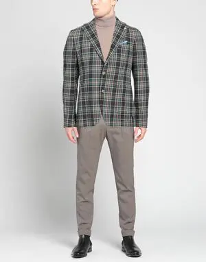 MANUEL RITZ Tartan Blazer - Blue