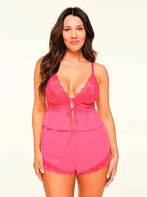 Victoria's Secret Adore Me Tammy Cami + Short Set Pink