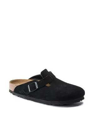 Pink Birkenstock Boston Clogs - Black