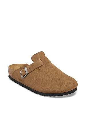 Pink Birkenstock Boston Clogs - Brown