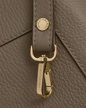 Strathberry Mosaic Nano Leather Top Handle Bag - Taupe