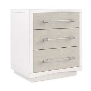 CARACOLE Clarity Nightstand - Pearly White