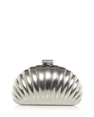 Simkhai Monet Shell Clutch - Silver