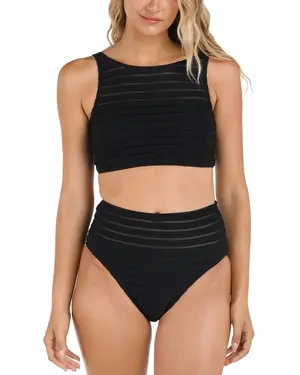 La Blanca High Neck Bikini Top