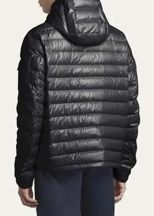 Moncler Lauros Quilted Hooded Down Jacket - Black