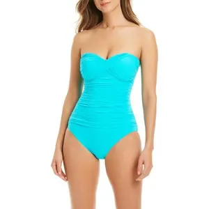 BLEU BY ROD BEATTIE Kore Twist One-piece Swimsuit - Waterfall