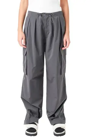 GREY LAB Pleated Low Rise Cargo Pants - Grey