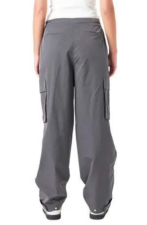 GREY LAB Pleated Low Rise Cargo Pants - Grey
