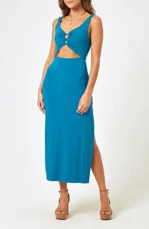 L*Space Camille Cover-up Dress Mediterranean