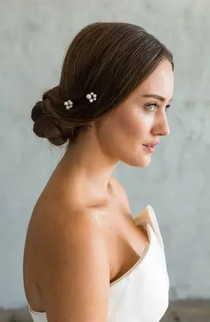 Brides & Hairpins Giada Hair Pins Set Of 2 - Silver