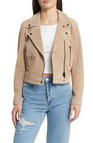 Blanknyc Suede Moto Jacket
