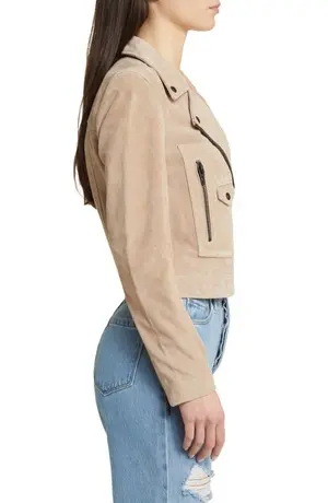 Blanknyc Suede Moto Jacket