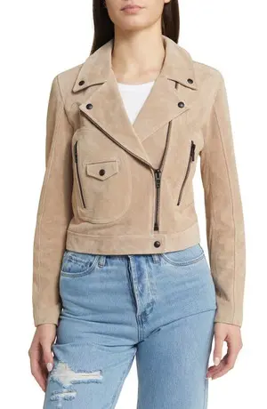 Blanknyc Suede Moto Jacket