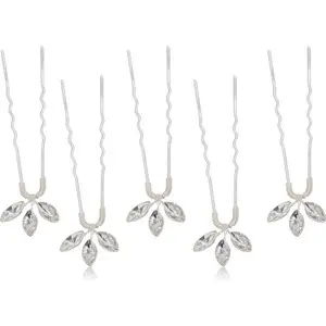 Brides & Hairpins Arden Set Of 5 Hair Pins - Silver