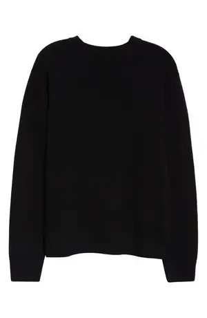 THE ELDER STATESMAN Simple Cashmere Sweater - Black