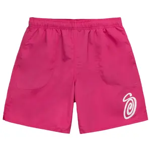 StÜssy Curly S Water Short 'fucshia - Pink
