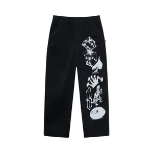 StÜssy Airbrush Icon Beach Pant - Black
