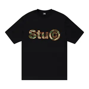 StÜssy Stu C. Camo Tee - Black