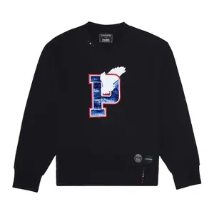 PARIS SAINT-GERMAIN X 3.paradis Letterman Crewneck Sweater