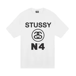 StÜssy No.4 Pigment Dyed Tee 'natural - White