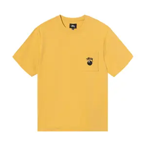 StÜssy 8 Ball Pocket Crew 'mustard
