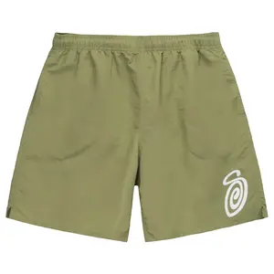 StÜssy Curly S Water Short 'sage