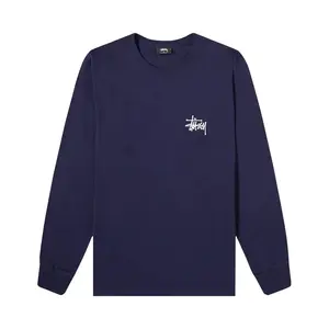 StÜssy Basic Long-sleeve Tee 'navy - Blue