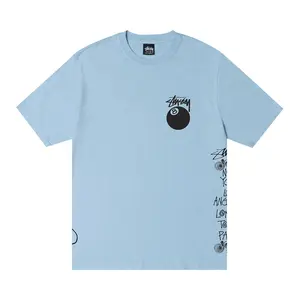 StÜssy Test Strike Pigment Dyed Tee 'sky - Blue