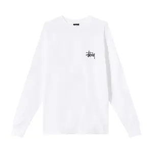StÜssy Basic Long-sleeve Tee - White