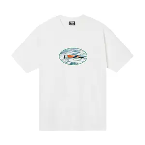 StÜssy Gum Crush 2 Pigment Dyed Tee 'natural - White