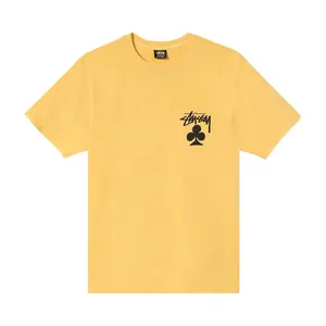 StÜssy Club Pigment Dyed Tee - Yellow