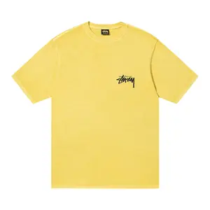 StÜssy Club Crown Pigment Dyed Tee - Yellow