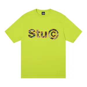 StÜssy Stu C. Camo Tee 'keylime