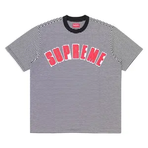 Supreme Arc Appliqué Striped Top