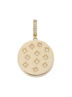 Saks Fifth Avenue Collection 14k & 0.13 Tcw Diamond Locket - Yellow Gold