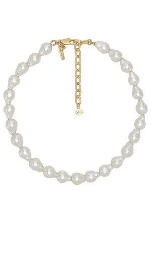 Lele Sadoughi Baroque Collar Necklace - Pearl