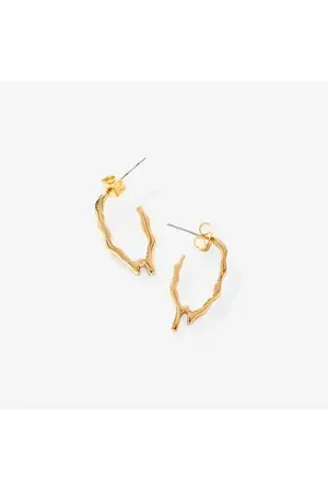 SOKO Tiriko Mini Drip Hoop Earrings - Gold