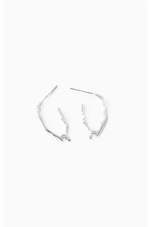 SOKO Tiriko Mini Drip Hoop Earrings - Silver