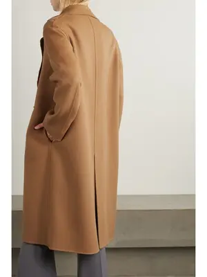 Stella McCartney Iconic Double-breasted Wool Coat - Brown