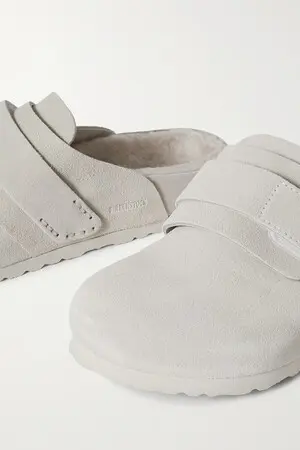 BIRKENSTOCK Tekla Nagoya Shearling-lined Suede Clogs